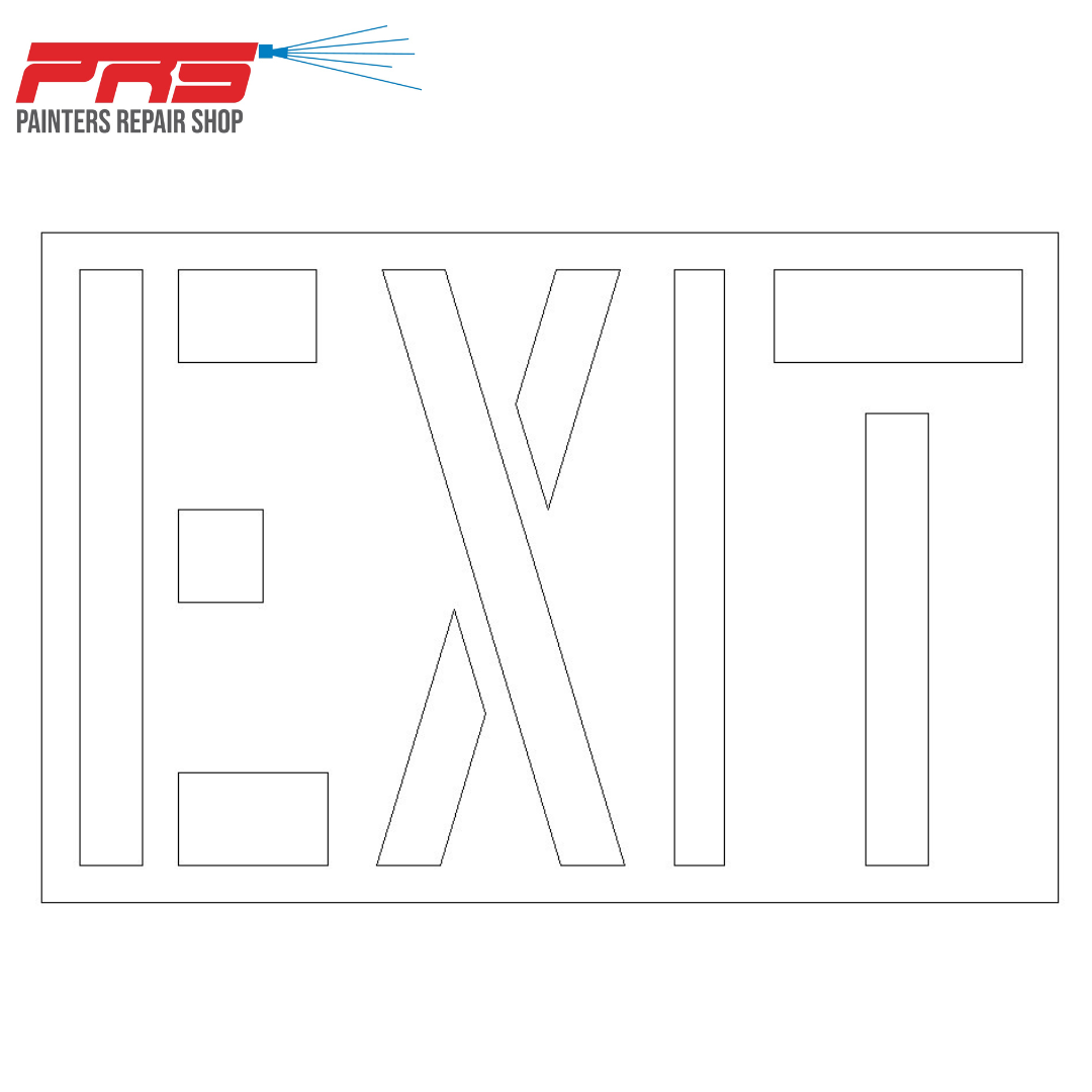 EXIT stencil's