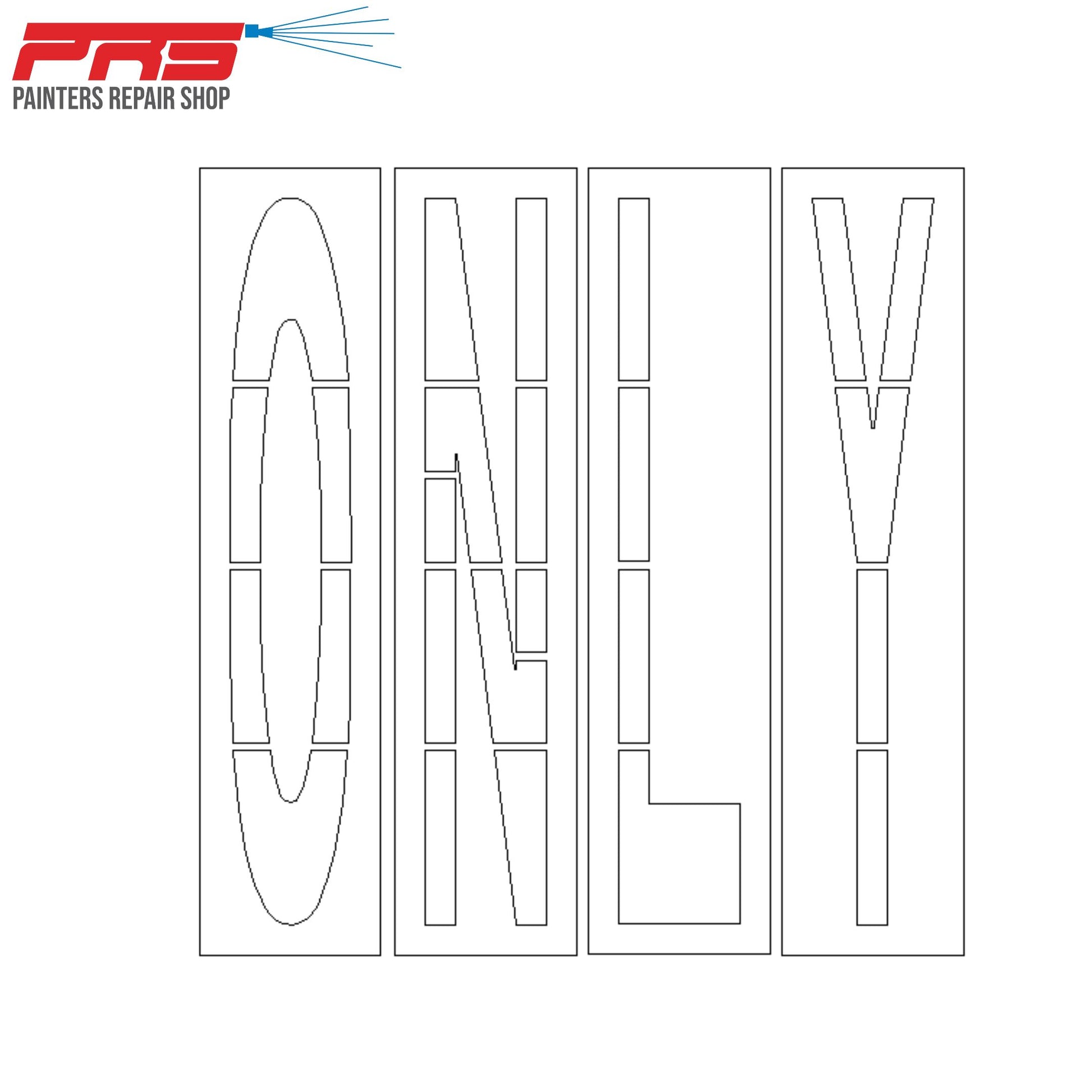 ONLY stencils – Painters Repair Shop